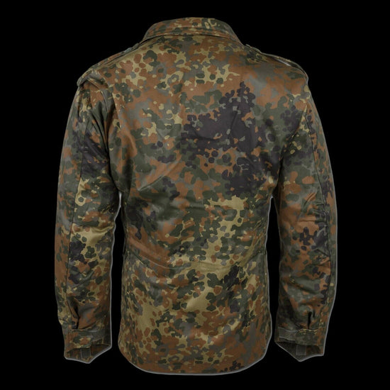 FLECKTARN M-65 FIELD JACKET GERMAN ARMY STYLE CAMOUFLAGE PARKA WINTER ...