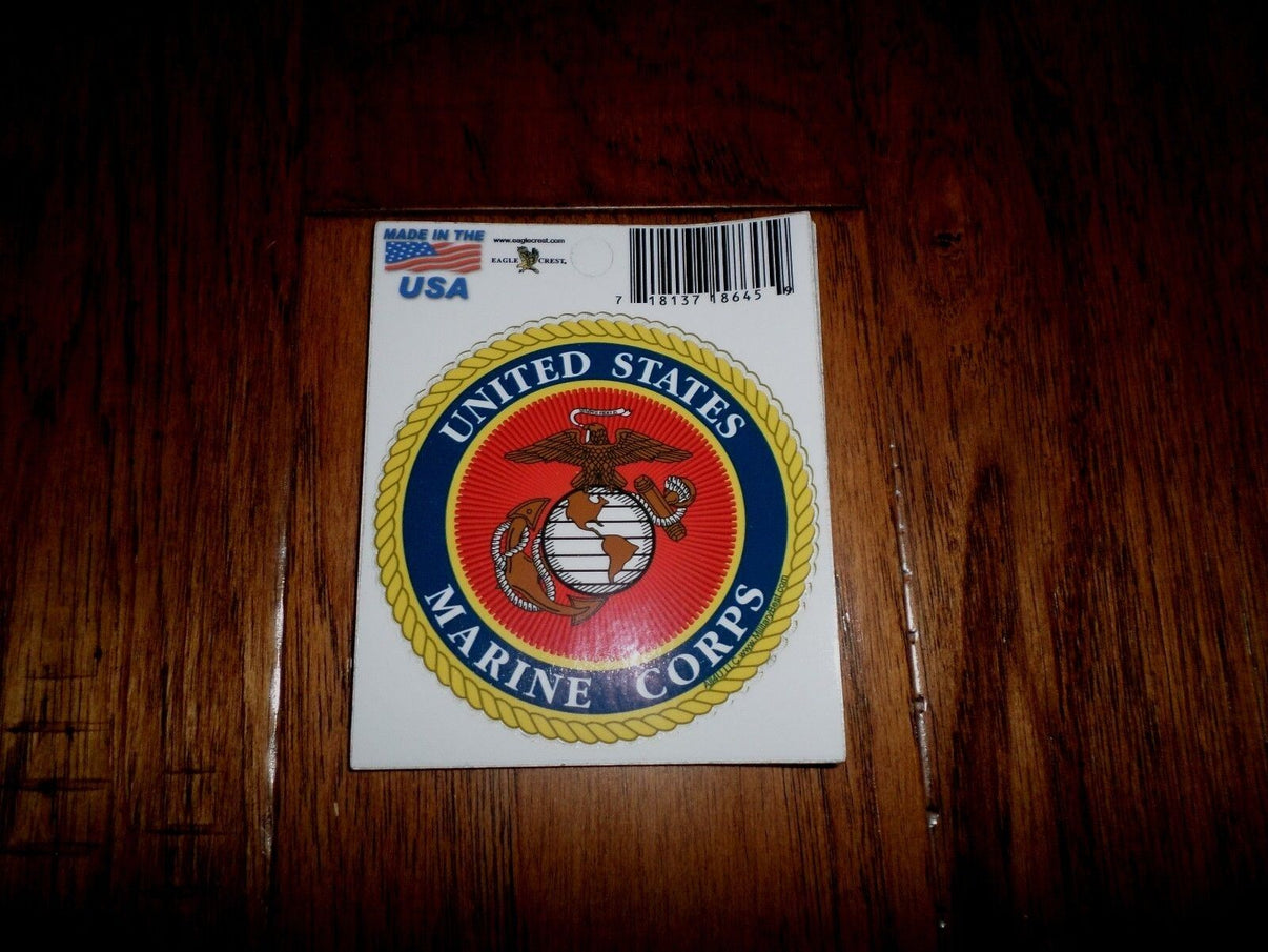 U.S MILITARY MARINE CORPS WINDOW DECAL BUMPER STICKER MADE IN THE U.S ...