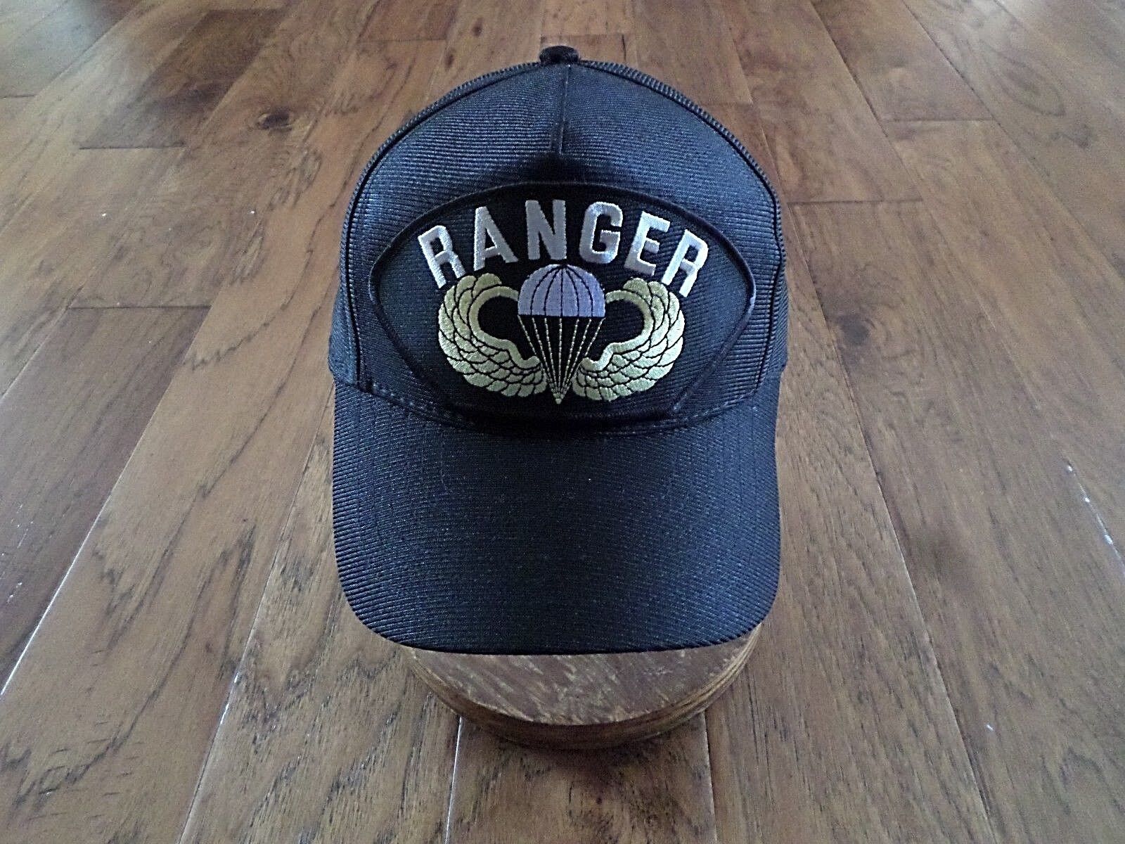 U.S ARMY AIRBORNE RANGER HAT JUMP WINGS U.S MILITARY OFFICIAL BALL CAP ...