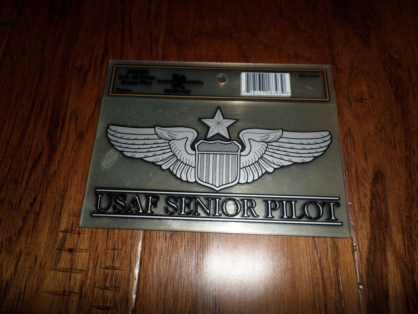 U.S MILITARY AIR FORCE SENIOR PILOT WINGS WINDOW DECAL BUMPER STICKER ...