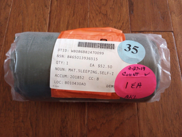 U.S Military Self Inflating Sleeping Mat Pad Mattress Vinyl Technology ...