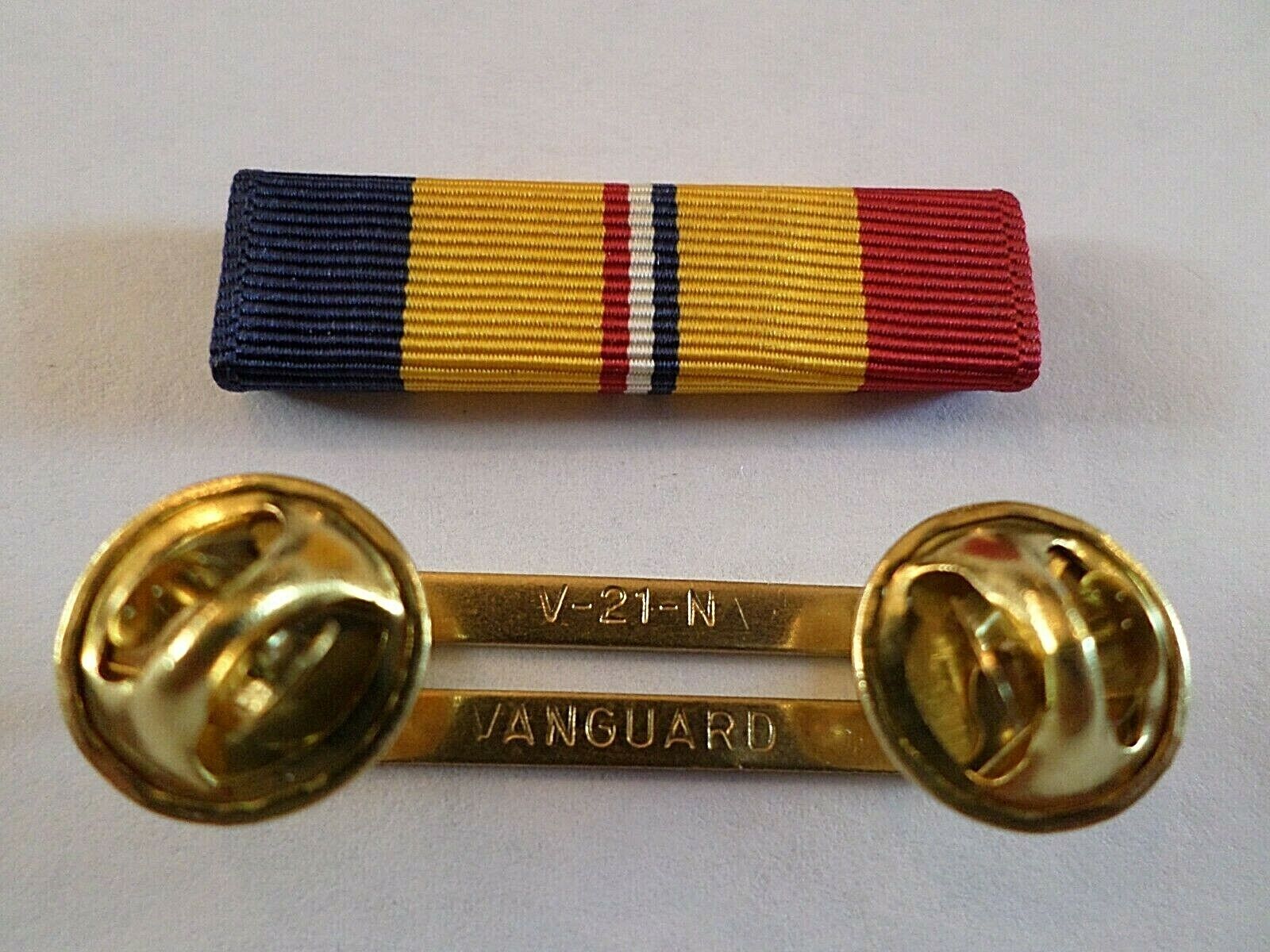 COAST GUARD COMBAT ACTION RIBBON WITH BRASS RIBBON HOLDER VETERAN ...