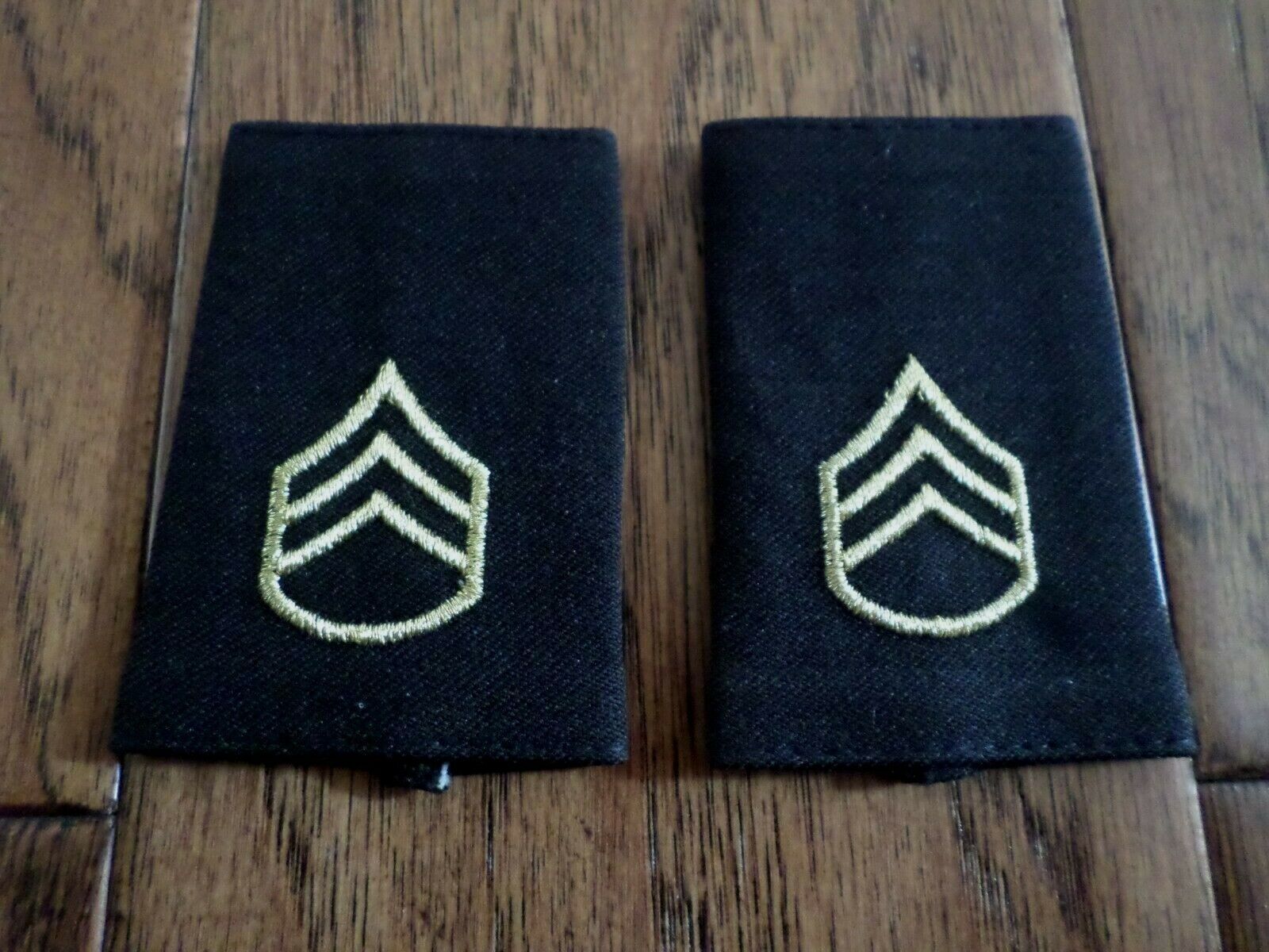 U.S MILITARY SHOULDER EPAULETS ARMY STAFF SERGEANT MEN'S UNIFORM RANK ...