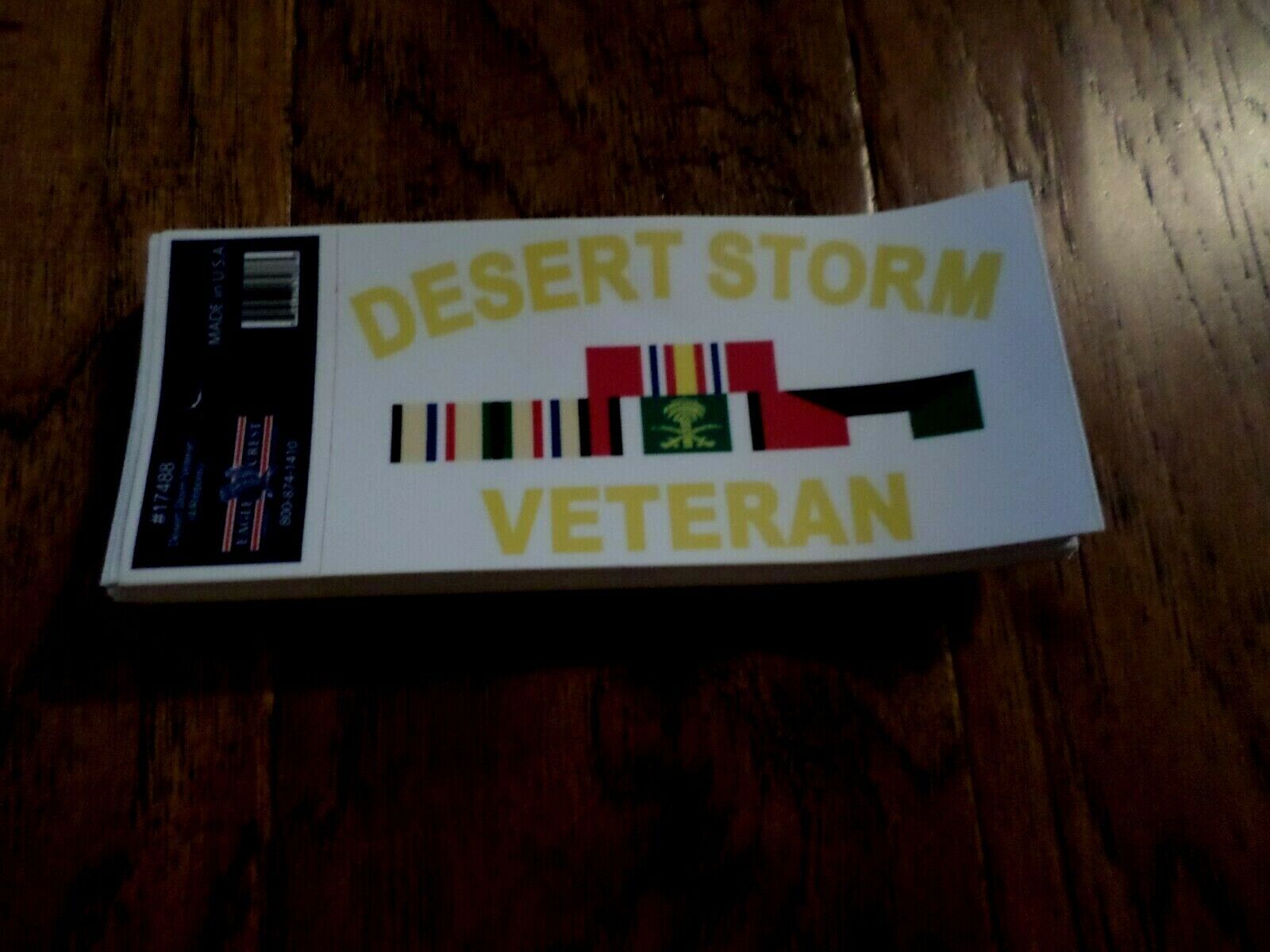 U.S MILITARY DESERT STORM VETERAN WINDOW DECAL BUMPER STICKER – Clay's ...