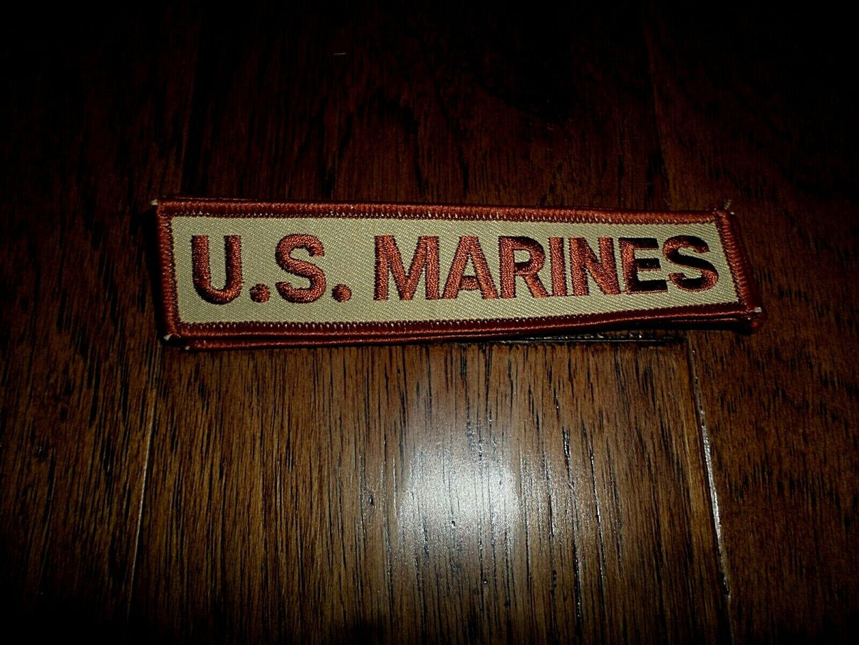 U.S Marines Uniform Tape Patch Name Tag Chest Breast Tab Embroidered I ...