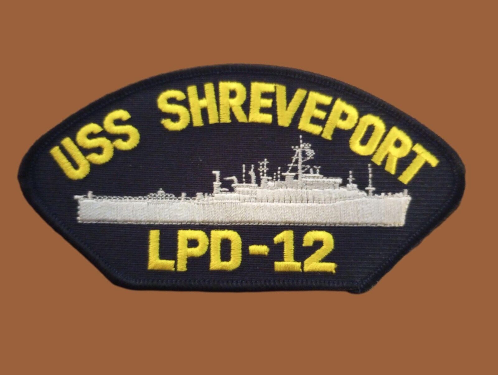 USS SHREVEPORT LPD-12 U.S NAVY SHIP HAT PATCH U.S.A MADE – Clay's Military
