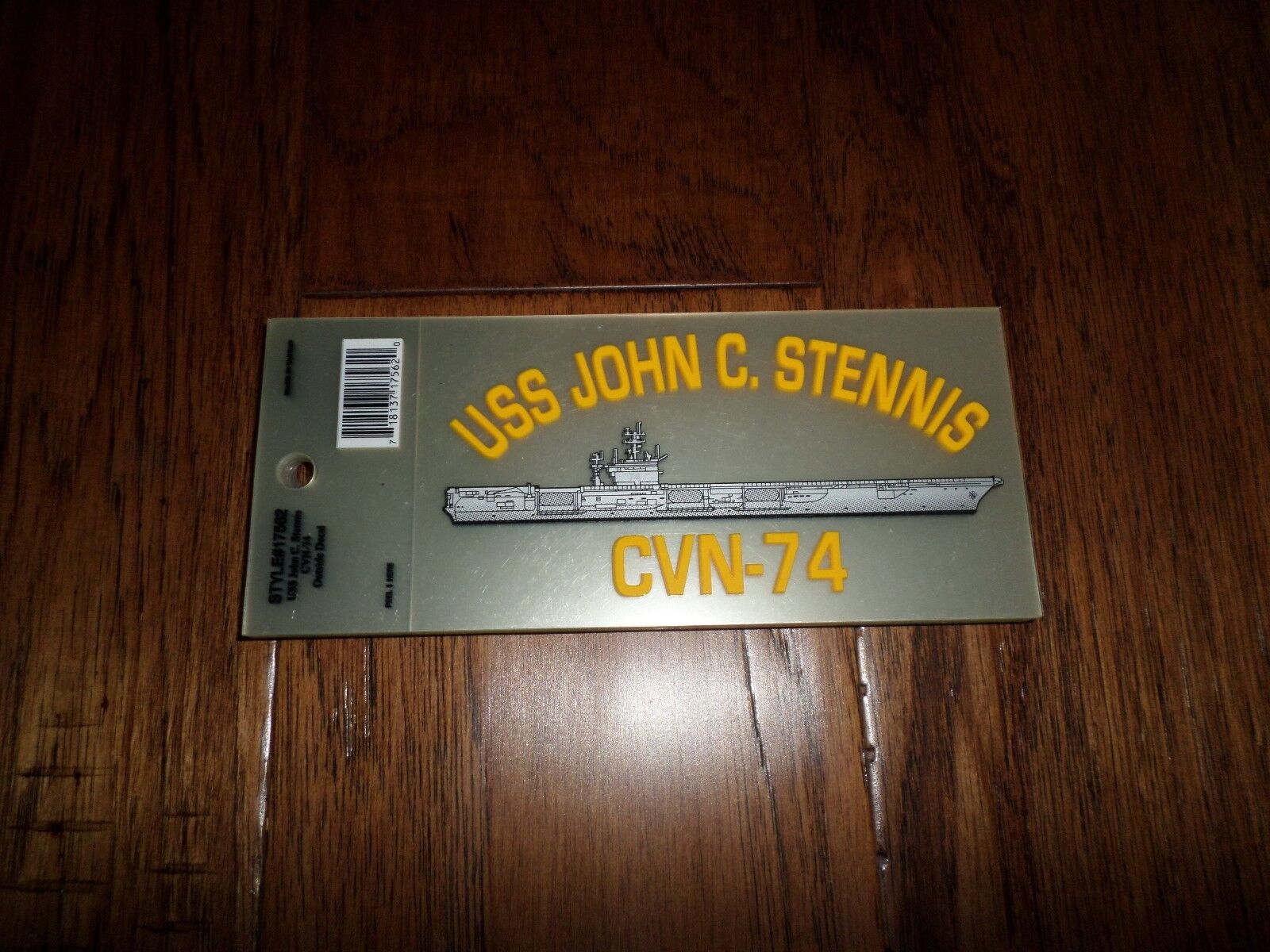 U.S MILITARY NAVY SHIP USS JOHN C. STENNIS CVN-74 WINDOW DECAL BUMPER ...