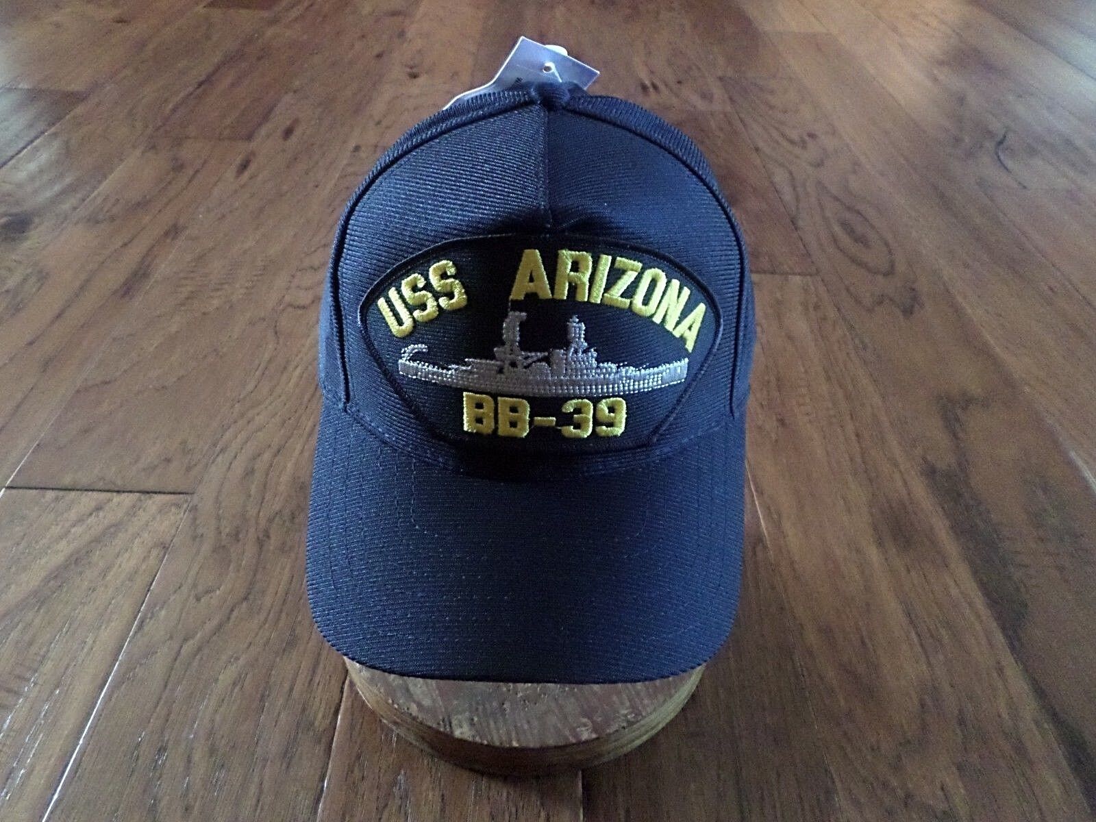 USS ARIZONA BB-39 NAVY SHIP HAT OFFICIAL U.S MILITARY BALL CAP U.S.A M ...