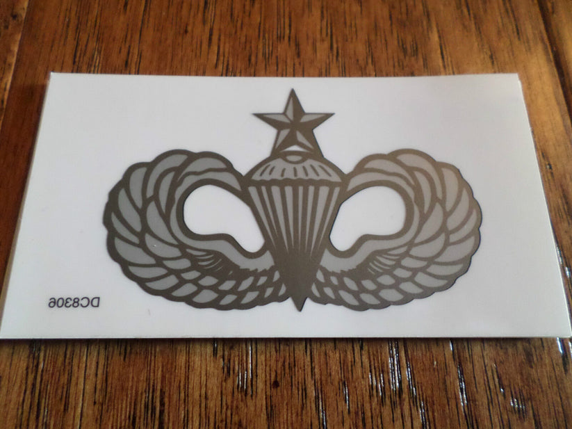 U.S ARMY SENIOR PARATROOPER JUMP WINGS WINDOW / DECAL STICKER. – Clay's ...