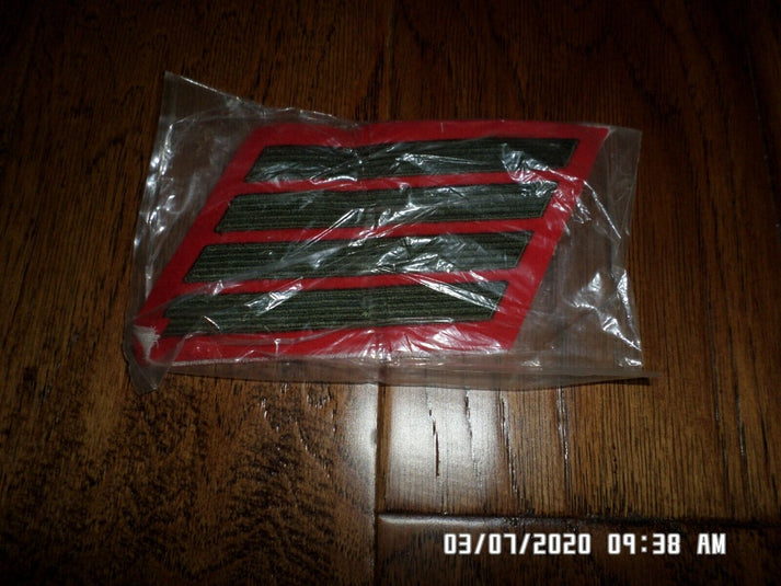 MARINE CORPS SERVICE STRIPES SLEEVE PATCHES SERVICE DRESS UNIFORM RANK ...