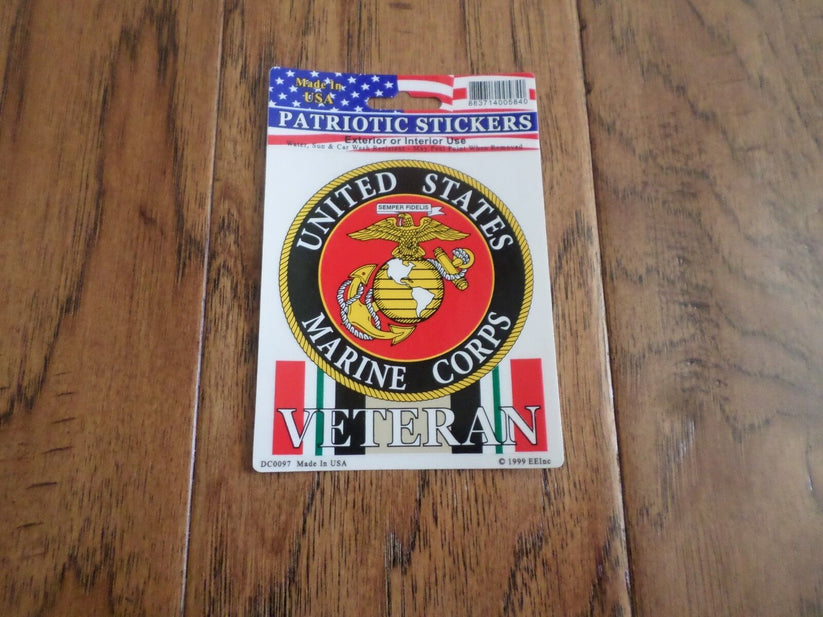 U.S MARINE CORPS USMC VETERAN OIF IRAQI FREEDOM WINDOW DECAL STICKER U ...