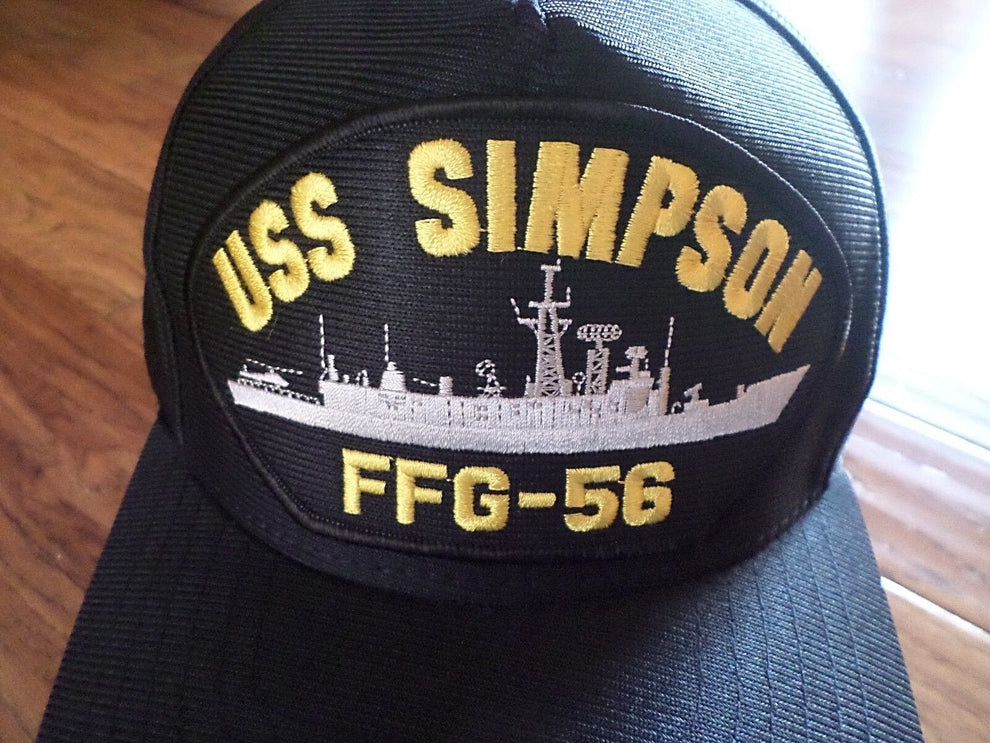 USS SIMPSON FFG-56 U.S NAVY SHIP HAT U.S MILITARY OFFICIAL BALL CAP U. – Clay's Military