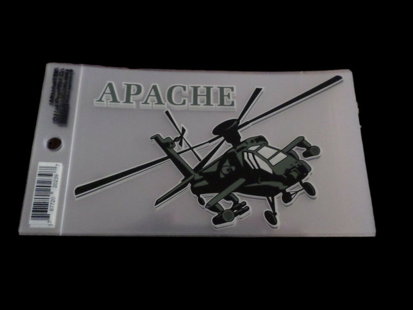 U.S MILITARY ARMY APACHE AIR ASSAULT HELICOPTER WINDOW DECAL BUMPER ST ...