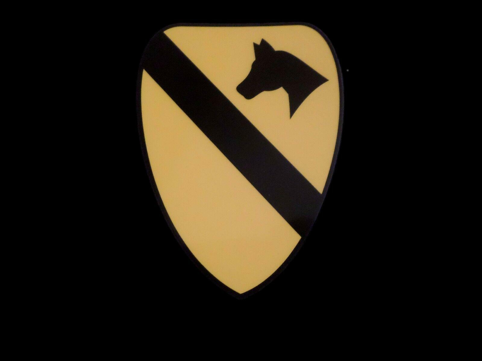 U.S MILITARY ARMY 1ST CAVALRY WINDOW DECAL STICKER. 1ST CAVALRY DIVISI ...