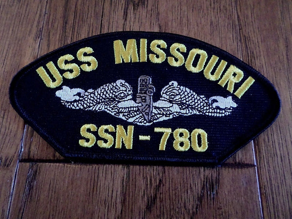 U.S NAVY SHIP HAT PATCH.USS MISSOURI SSN-780 NAVY SUBMARINE PATCH ...