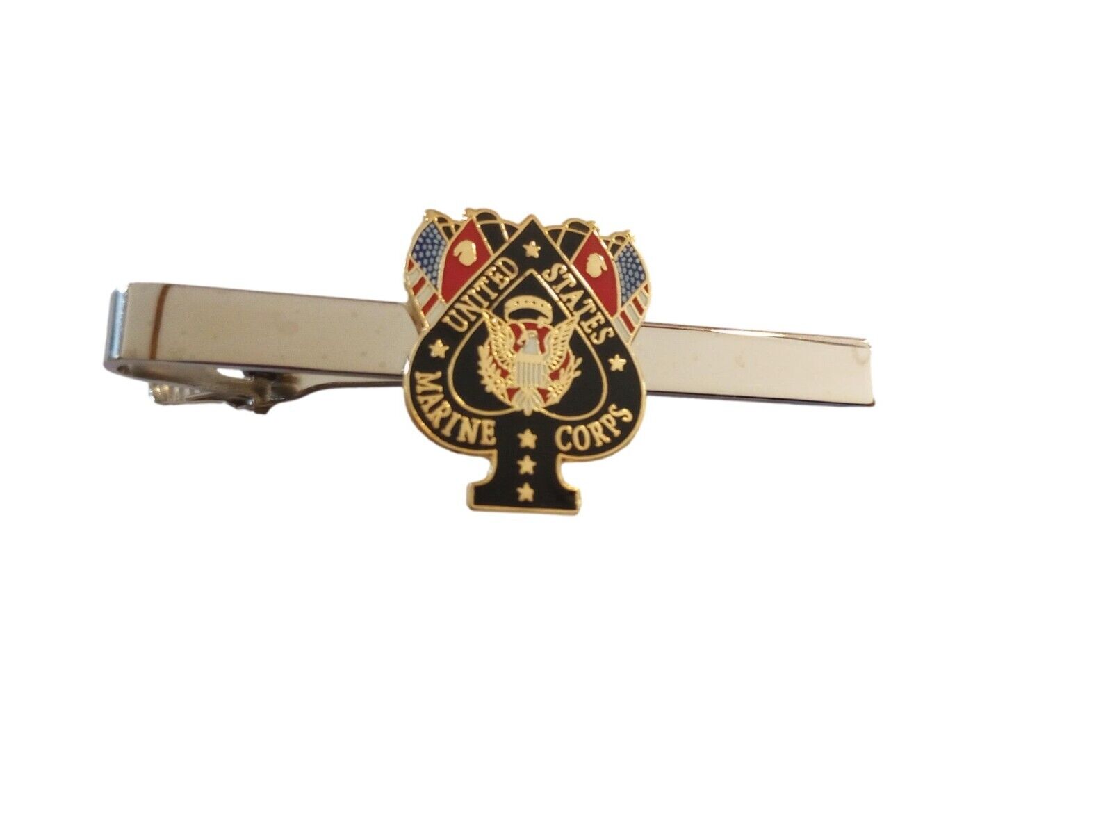 U.S MILITARY MARINE CORPS FLAGS TIE BAR OR TIE TAC CLIP ON TYPE USMC S ...