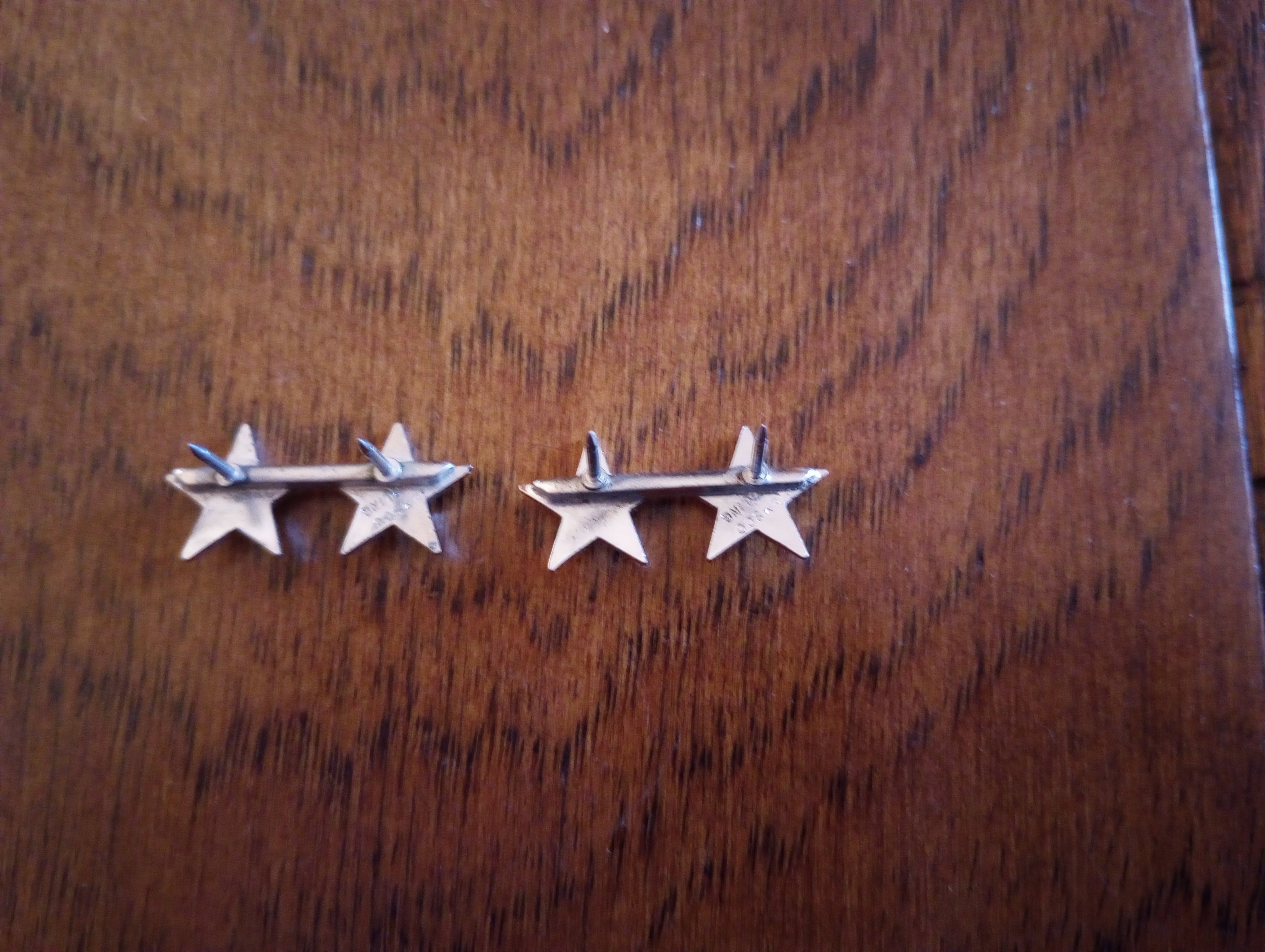 VINTAGE U.S MILITARY STERLING SILVER MAJOR GENERAL RANK 2 STAR WWII VI ...