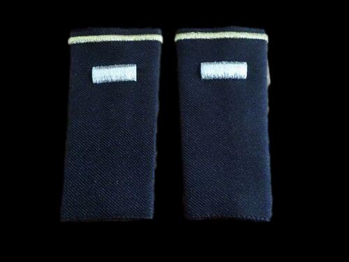 U.S MILITARY ARMY EPAULETS 1st LIEUTENANT SHOULDER RANK BLACK USA MADE ...